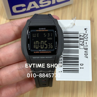 100% ORIGINAL CASIO DIGITAL W-201-1BVDF / W-201-1BV / W-201-1B / W-201 ...