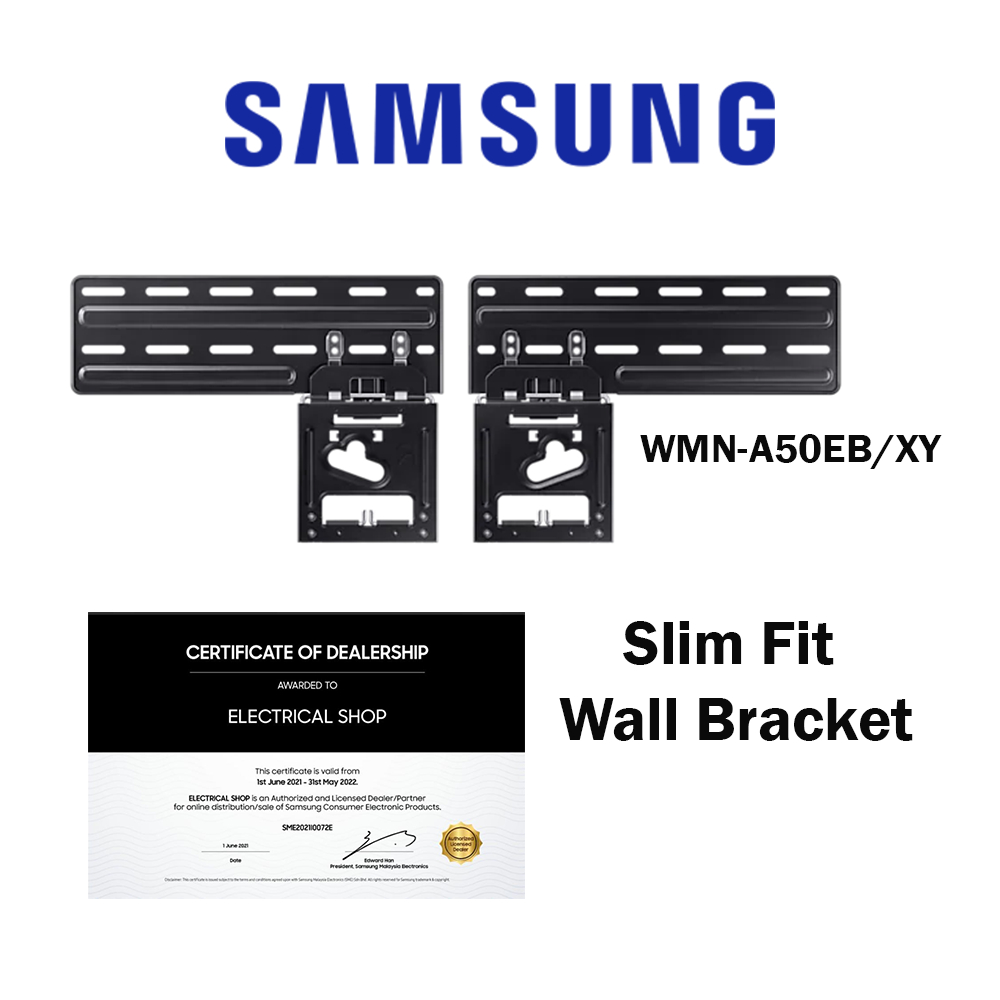 Samsung Slim Fit Wall Bracket 43''- 85'' QLED Wall Mount Bracket ...