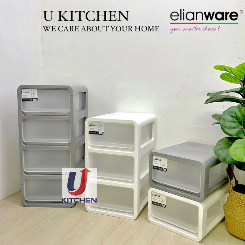 Elianware 1 Layer Elegant Modern Wardrobe Cabinet Storage Box Almari ...
