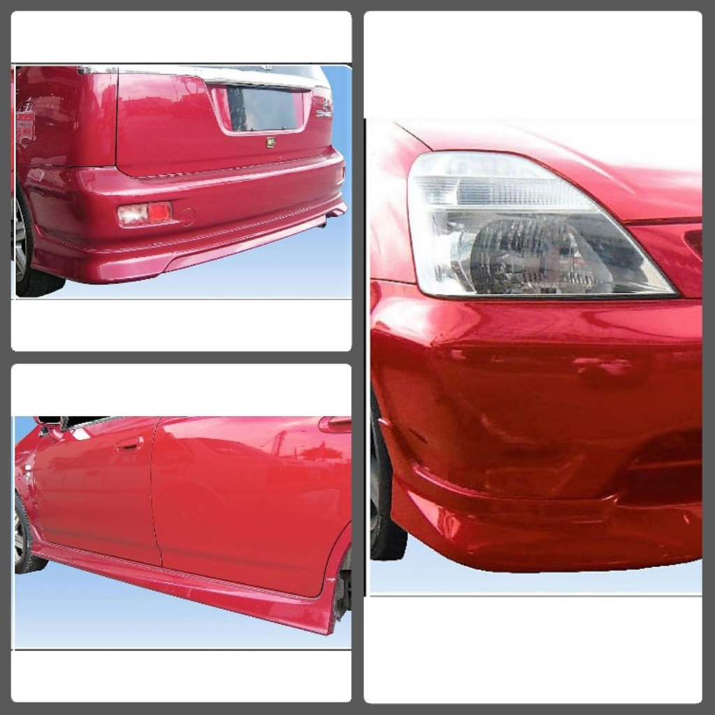 Honda Stream 1st Generation 2001 Modulo Skirting Body Kit PU Ready ...