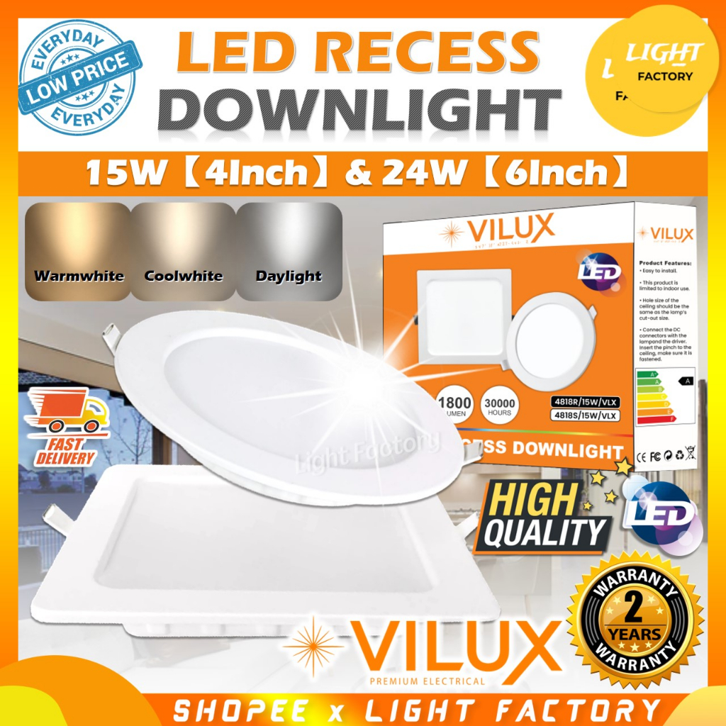 【UPgraded】Super Bright LED Downlight 15W 24W Ultra Slim LED Recess ...