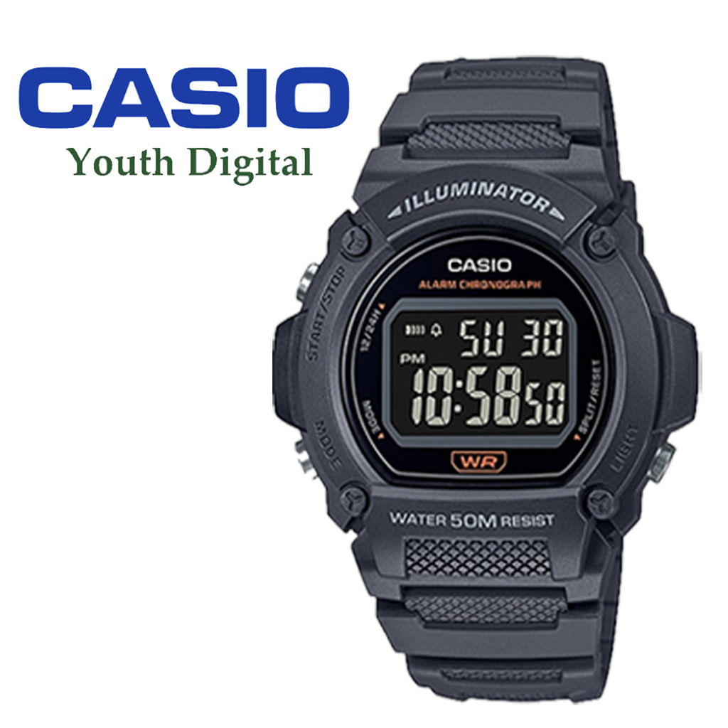 Casio Unisex Digital Watch W-219H-8BV | Shopee Malaysia