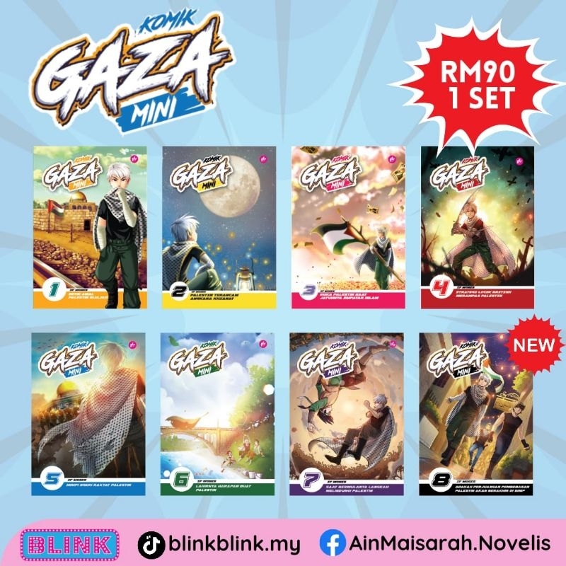 KOMIK GAZA #8 | KOMIK GAZA MINI JILID 1-8 | #komikgaza #komik #gaza # ...