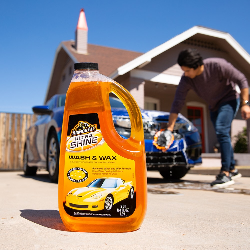 Ultra Shine Car Wash and Car Wax by Armor All, Cleaning Fluid for Cars ...