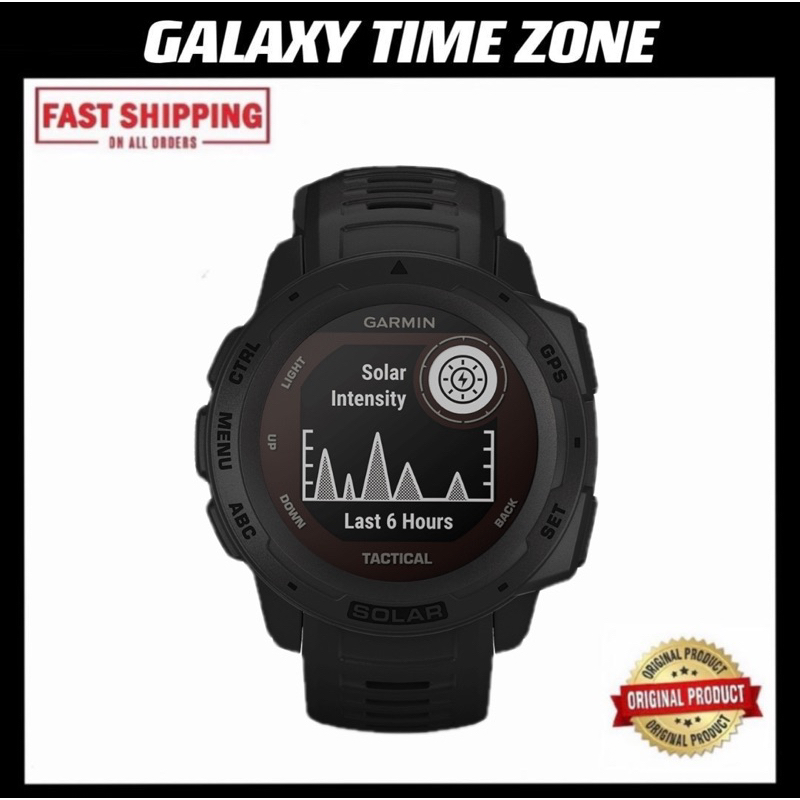 [Official Warranty] Garmin Instinct Solar-Tactical Edition (Rugged GPS ...