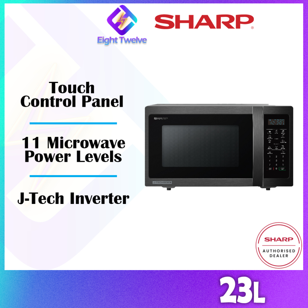 SHARP 23L Inverter Microwave Oven | Touch Control Panel | Auto Menus ...