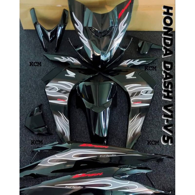 COVERSET HONDA DASH V1/V2/V3/V4/V5 DESIGN API 2023 | Shopee Malaysia
