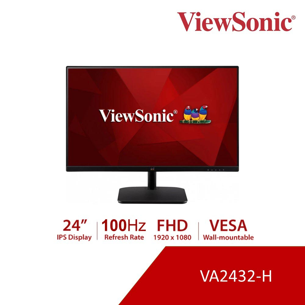 VIEWSONIC 24 INCH VA2432-H / VA2432H 24 IPS 100HZ 1MS FULL HD MONITOR ...