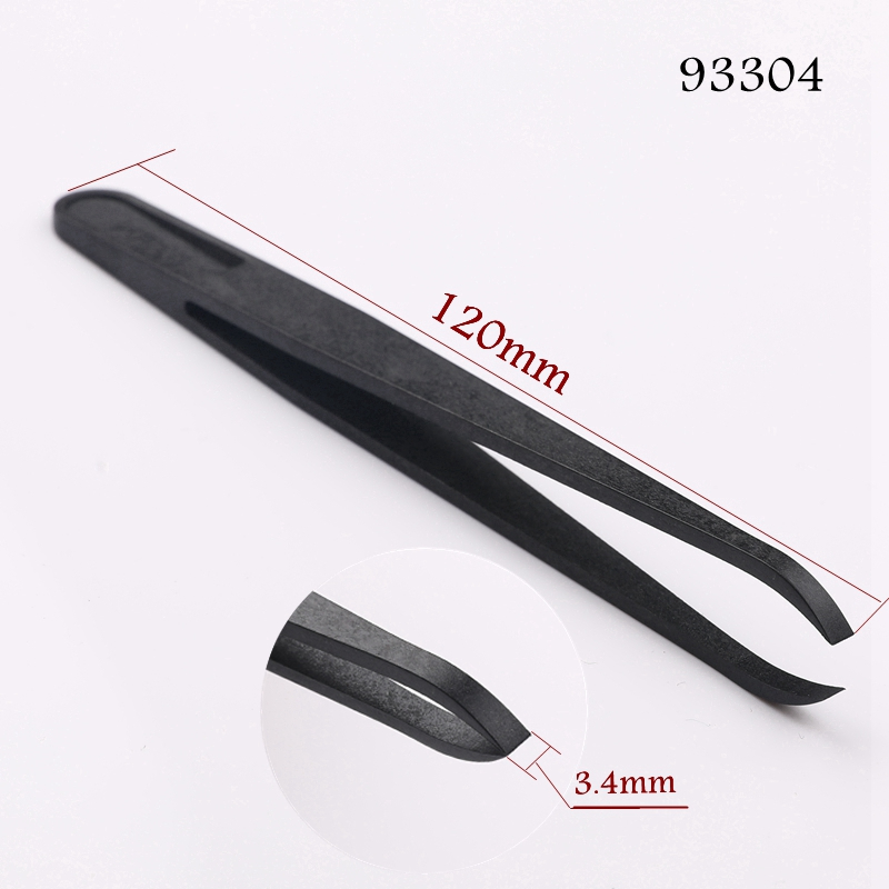Anti-static Carbon Fiber Synthetic Plastic Straight Tweezer DIY Kit ESD ...