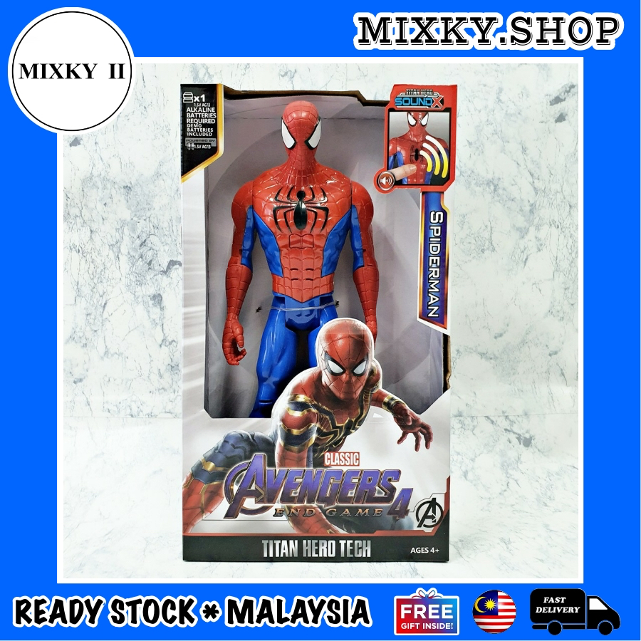 Marvel Super Hero Action Figure Collection Toy Spiderman Model Mainan Shopee Malaysia