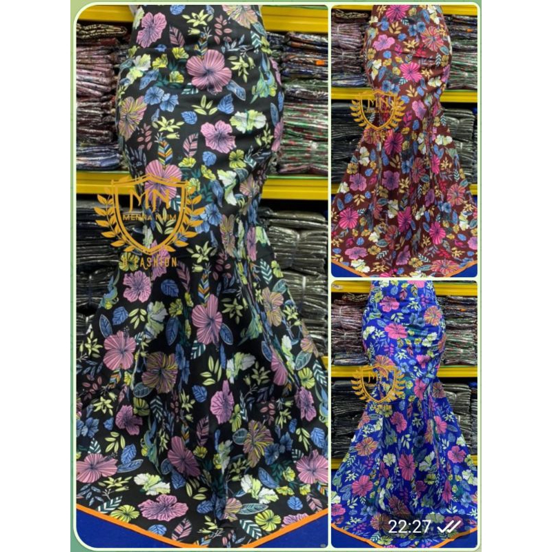 Kain cotton murah corak bunga raya | Shopee Malaysia