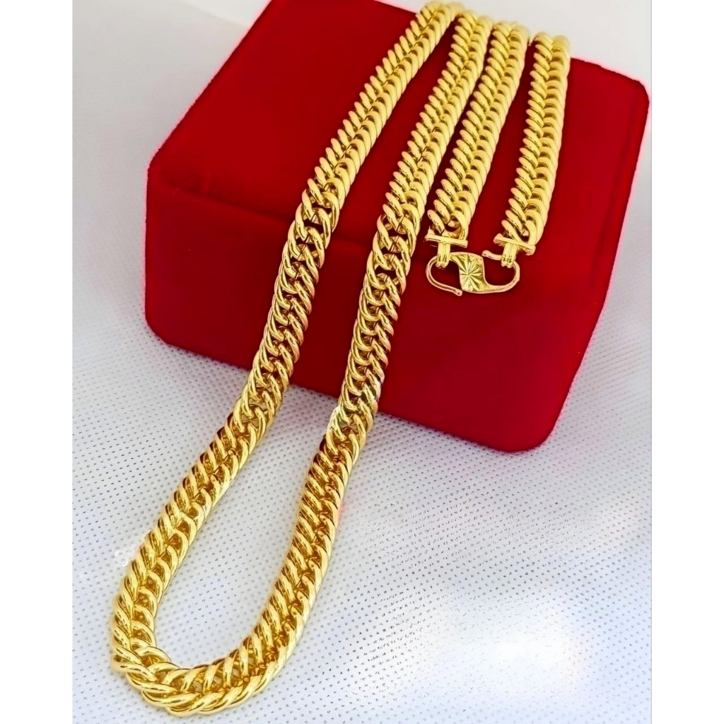 💋 COP 916 PERSIS ORI 💋 EMAS KOREA RANTAI LEHER ( NECKLACE ) 💋 | Shopee ...