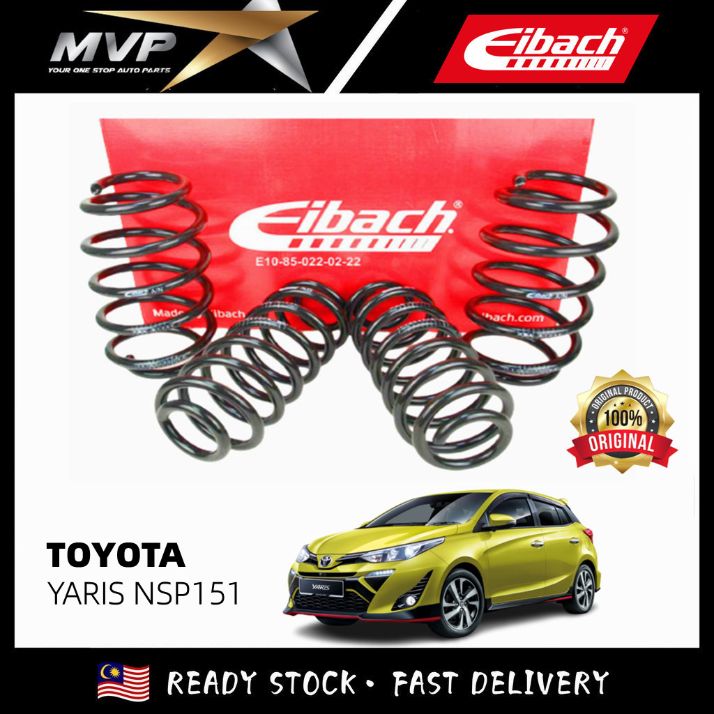 Original Eibach Sport Spring Toyota Yaris NSP151 '20-23 Eibach Pro Kit ...