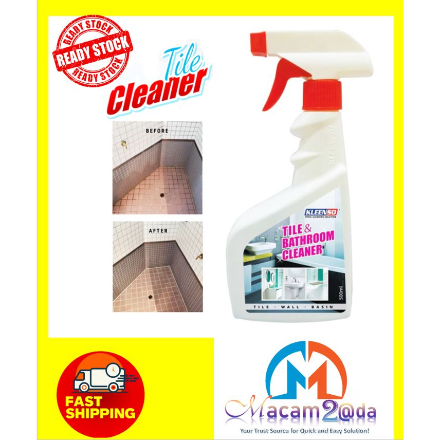 🌟Ready Stock🌟 KLEENSO Tile & Bathroom Spray Cleaner 500ml | Shopee Malaysia
