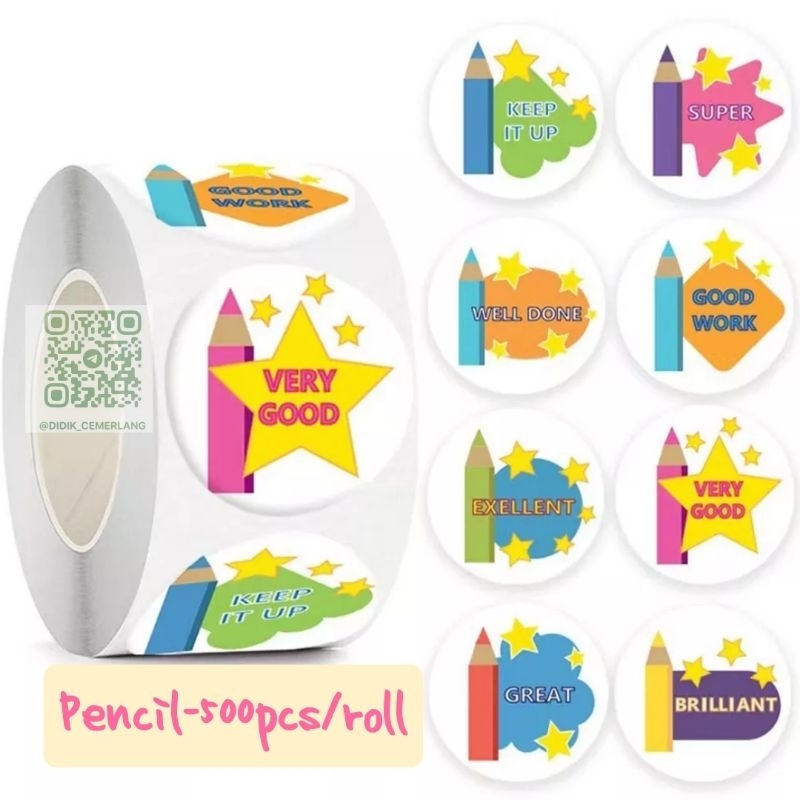 Motivational Sticker / Reward Stickers / Sticker Murid Guru / Pelekat ...