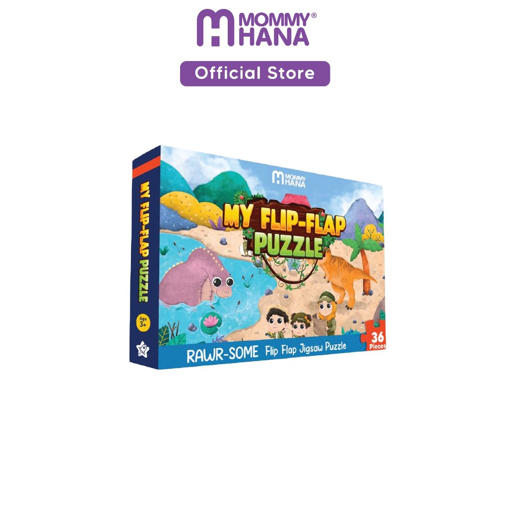 MY FLIP FLAP JIGSAW DINO PUZZLE | Shopee Malaysia