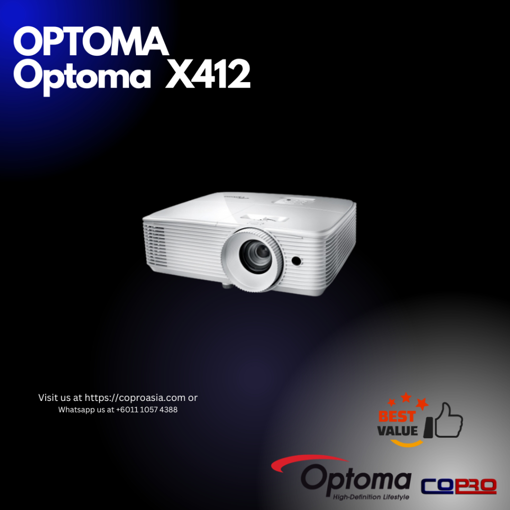 Projector Optoma X412 XGA DLP ( Free Delivery Selected Sites Klang ...