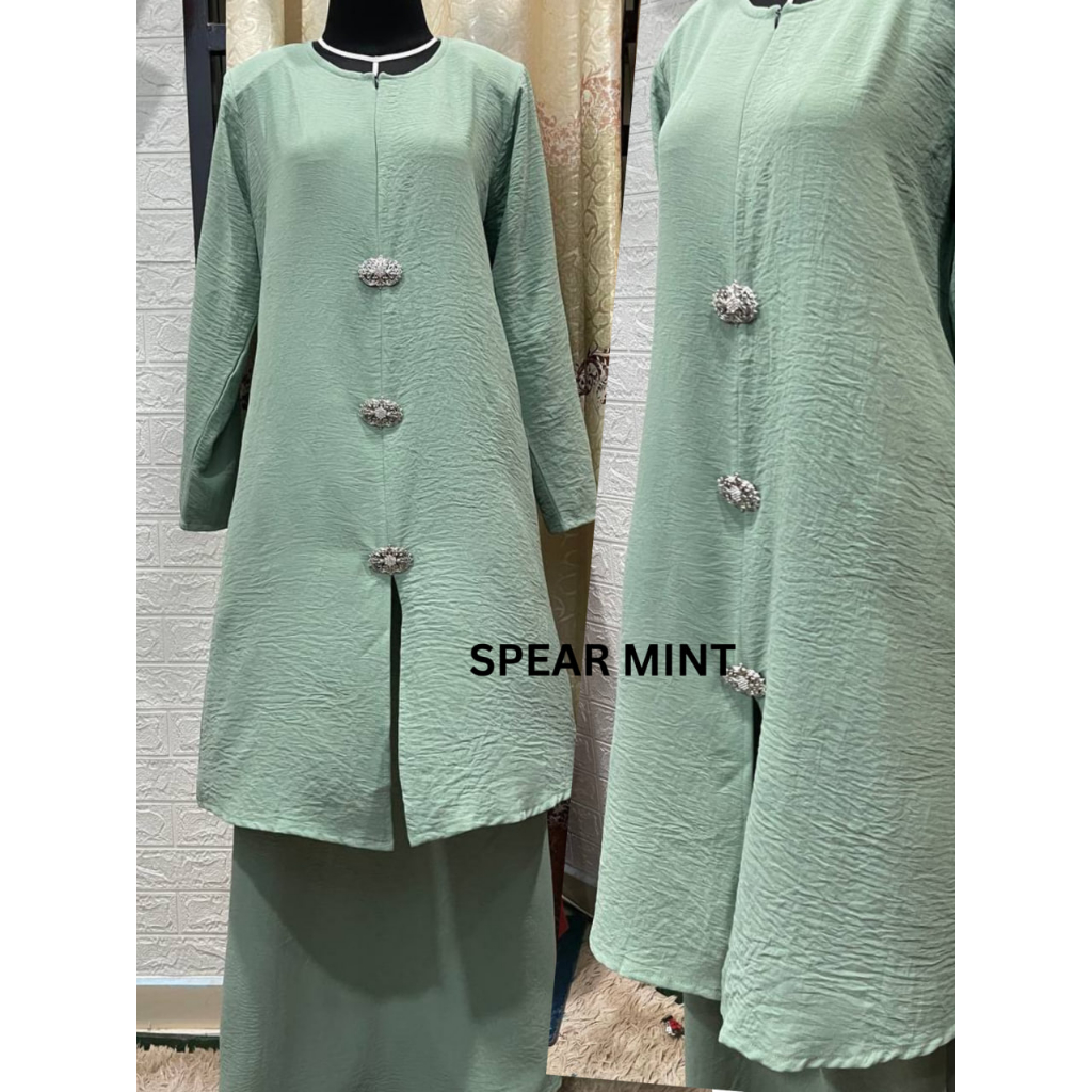 💥 READY STOCK! FREE DOKOH!!KEBAYA DANG SURIA MATERIAL CEYFLOW XPERLU ...