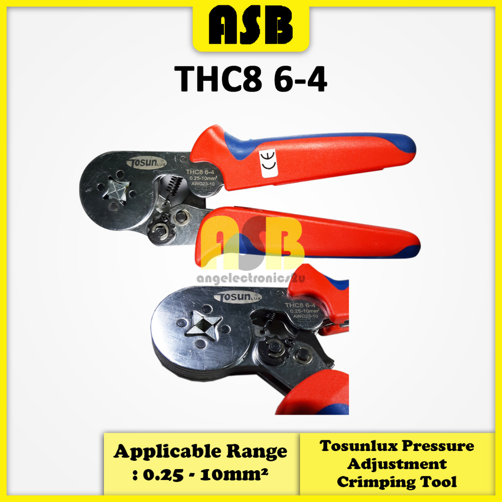 (1pc) Tosunlux THC8 6-4 Pressure Adjustment Crimping Tool ( 574003731 ...