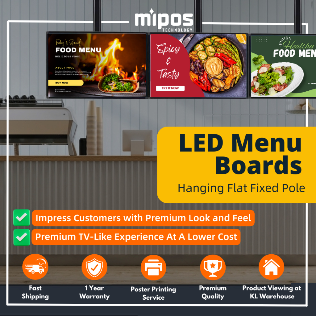 LED Menu Board Display | LED Light Menu Fixed Pole | LED Menu Board ...