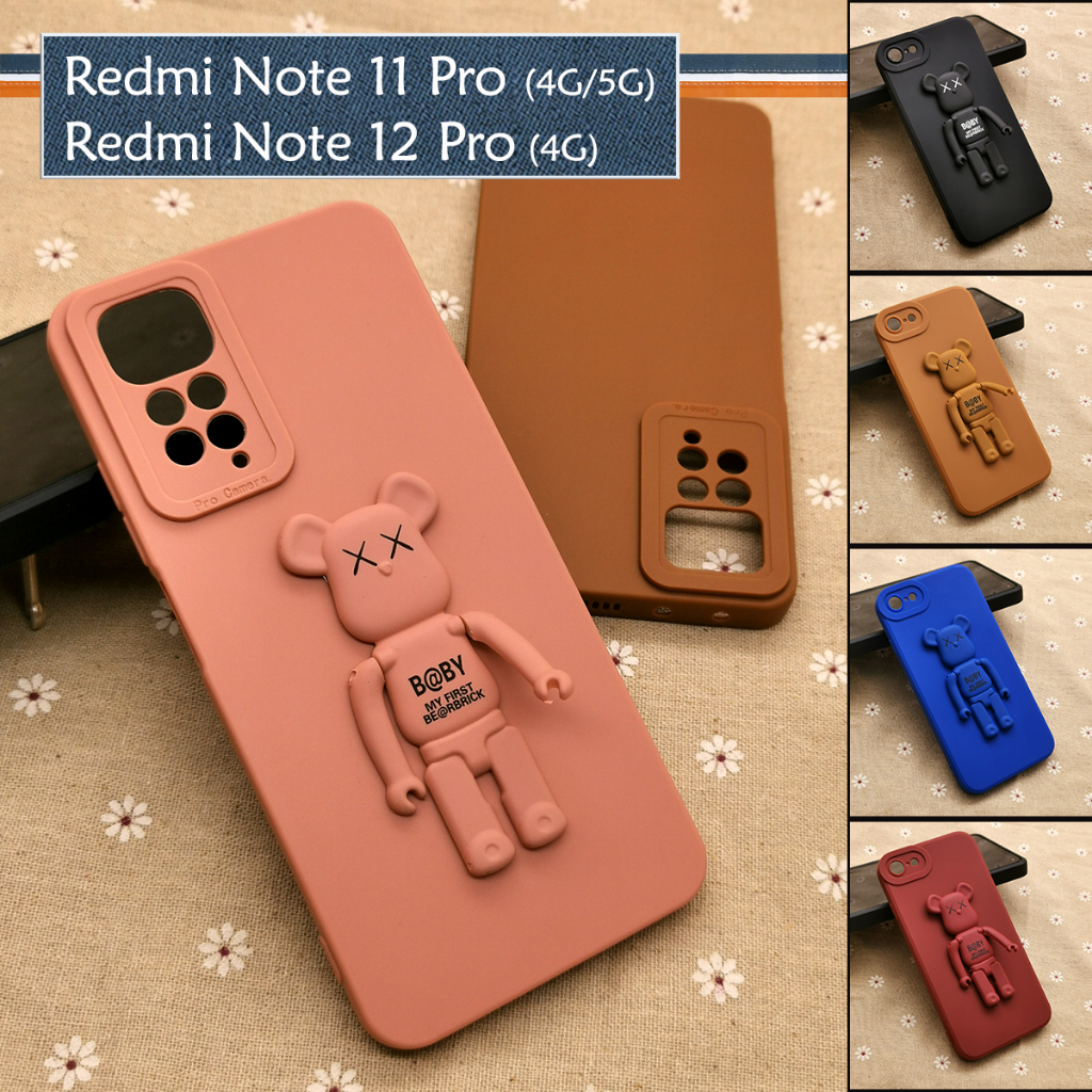 Xiaomi Redmi Note 12 Pro 4G 11 Pro 4G 5G Plain Back Silicone TPU Case ...