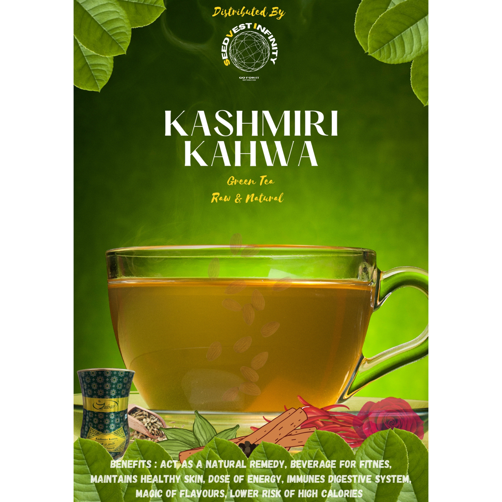 Kashmiri Kahwa Premium Green Tea with Saffron | Shopee Malaysia