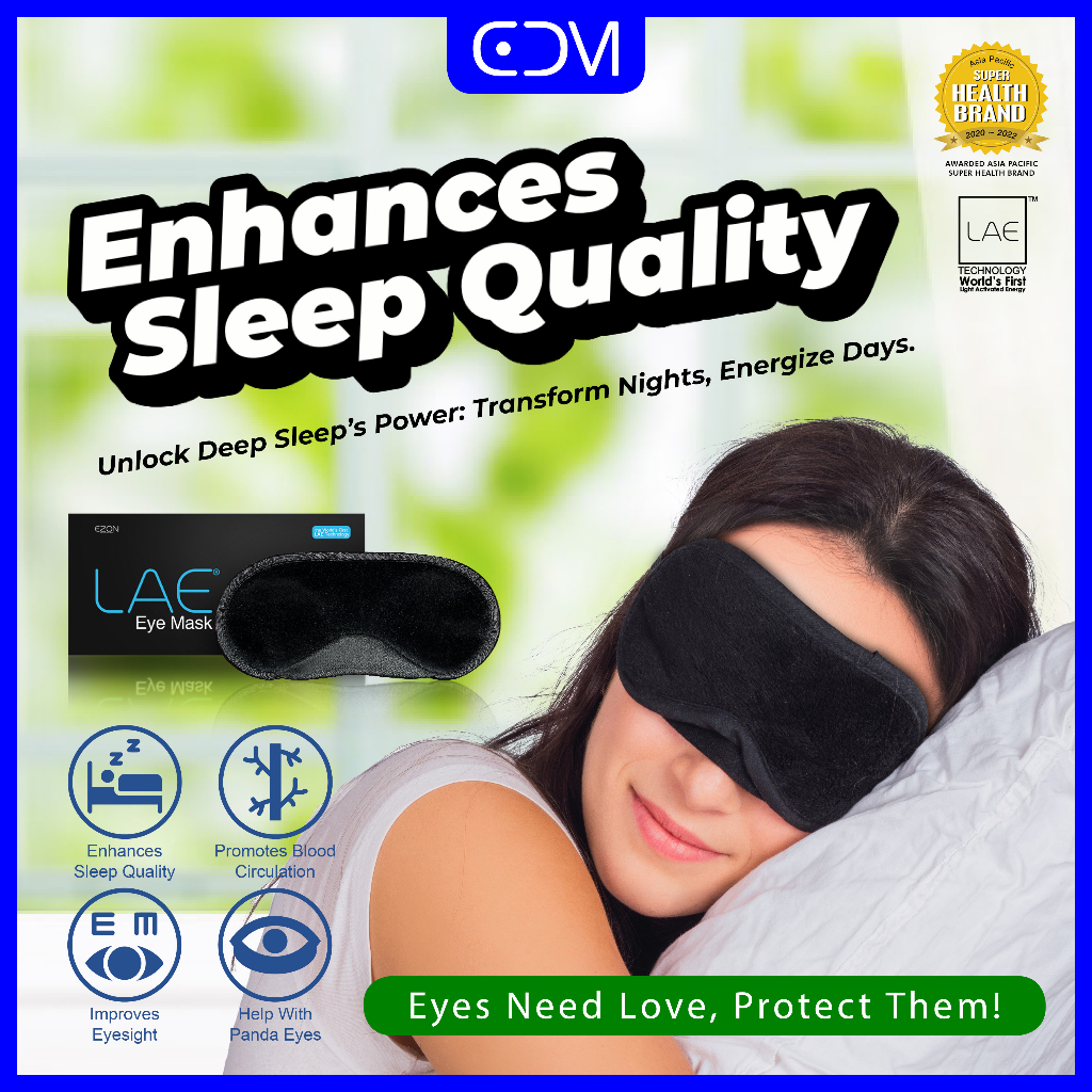 EZON LAE Eye Mask Eye Care Treatment Insomnia Enhances Sleep Quality ...