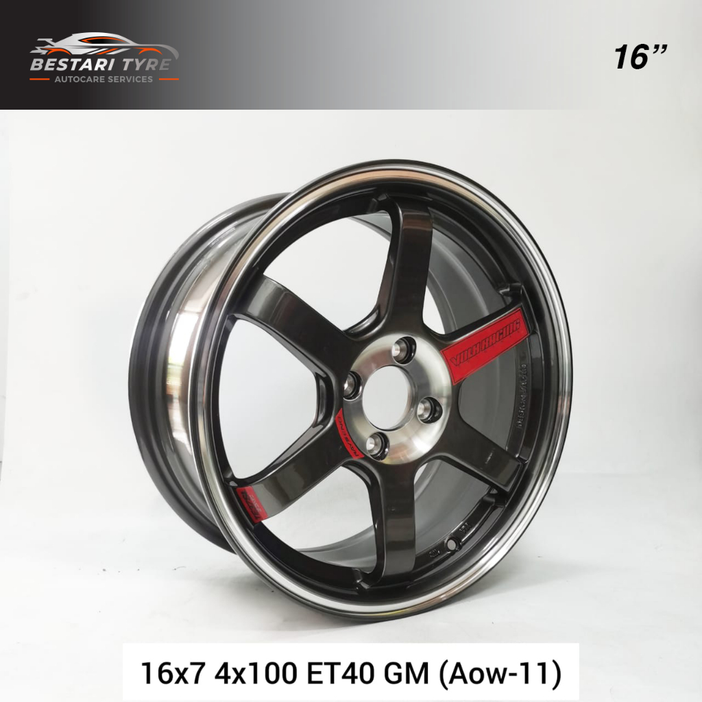 (AOW-11) NEW SPORT RIMS ORIGINAL AUTO OPTION WHEEL 16 INCH 16X7 4X100 ...
