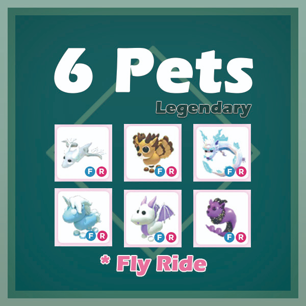 6️⃣Pets- (FR) *Legendary* Ghost Dragon/Caelum Cervi/Frost Fury/Frost ...