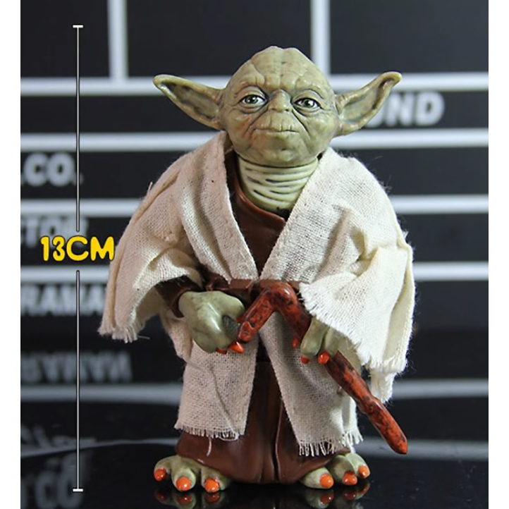 [Ready Stock] Miniature 1/6 Scale Star Wars 12cm Jedi Yoda Figure ...