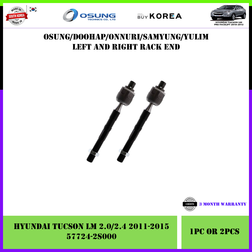Hyundai Tucson LM 2.0/2.4 2010-2015 Inner Rack End (57724-2S000 ...