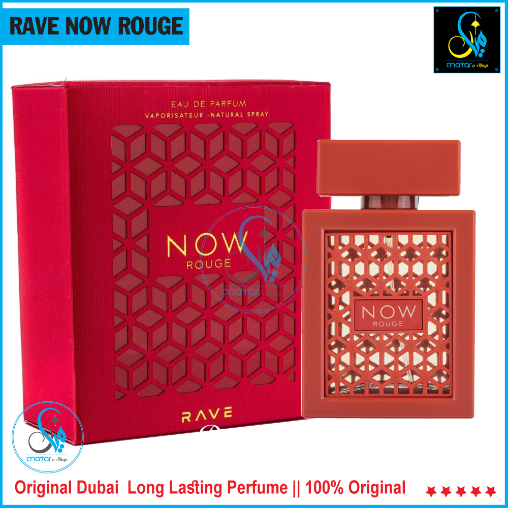 RAVE NOW ROUGE PERFUME FOR WOMEN 100 ML EDP BY LATTAFA PERFUMES ...