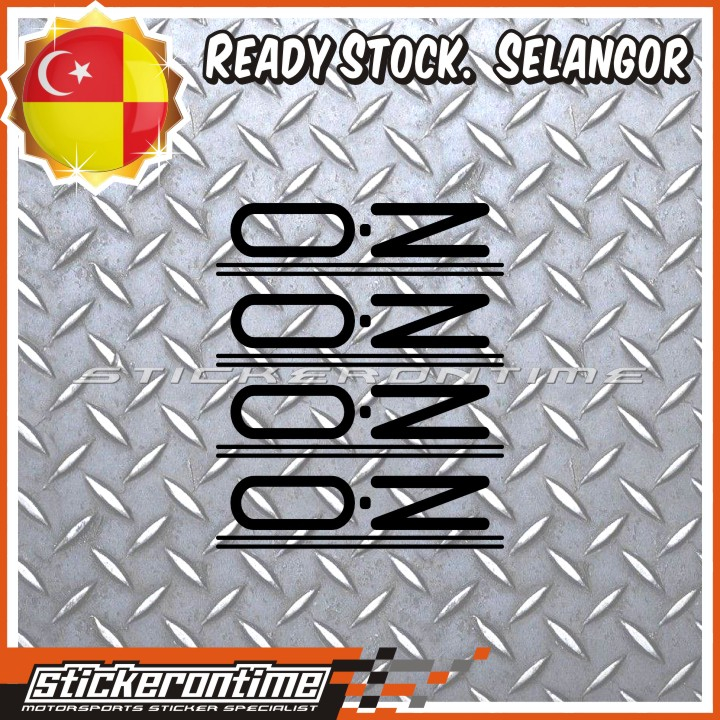 Sport Rim Sticker OZ Racing Myvi Axia Iriz Jazz Passo Boon Mira Move ...