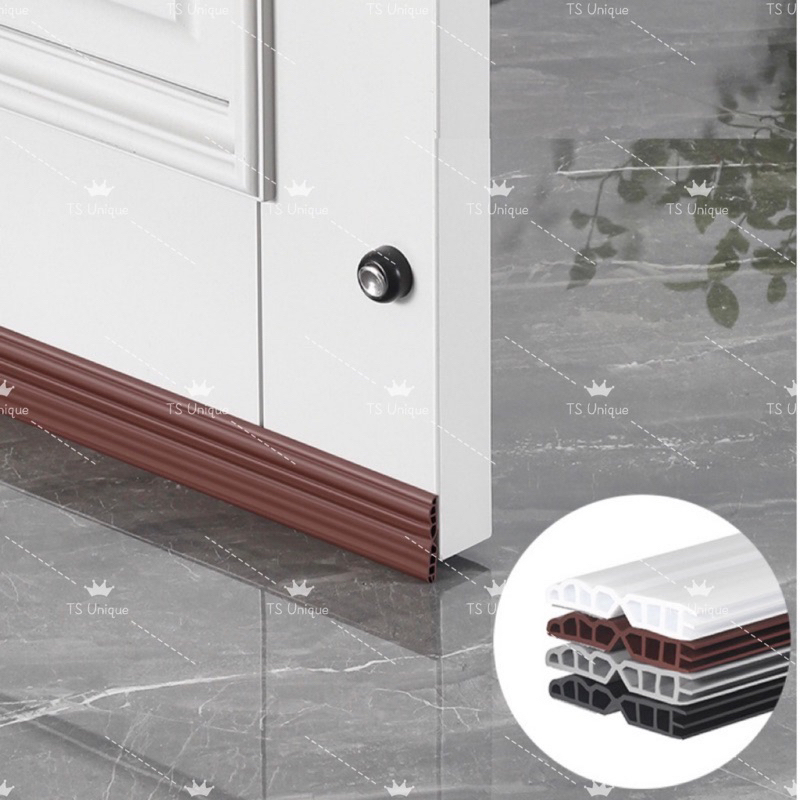100cm Door Gap Bottom Sealing Strip thick Layer Self-Adhesive Insect ...