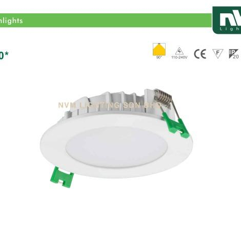 NVC NLED930* LED Ceiling Downlight 12w 6 Inch/20w 7Inch Round/Square ...