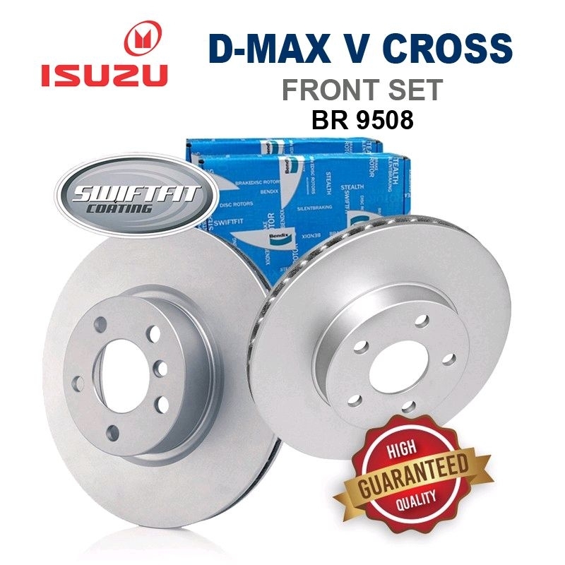 Original Bendix Disc Rotor Set [BR9508] - Isuzu Dmax v Cross Front Disc Rotor Pair | Shopee Malaysia