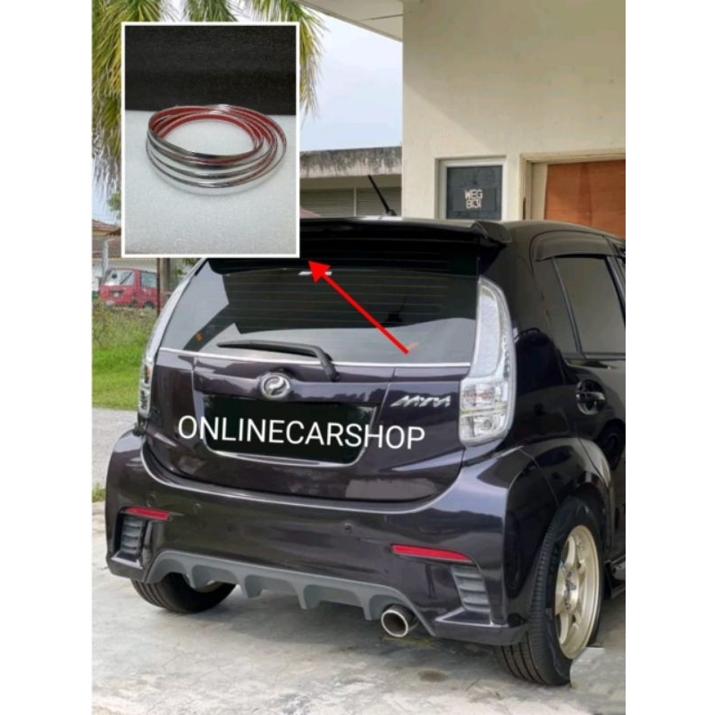 Lining Chrome Myvi Lagi Best / Icon / Myvi 06/ Alza/ Kelisa/ Viva Bonet ...