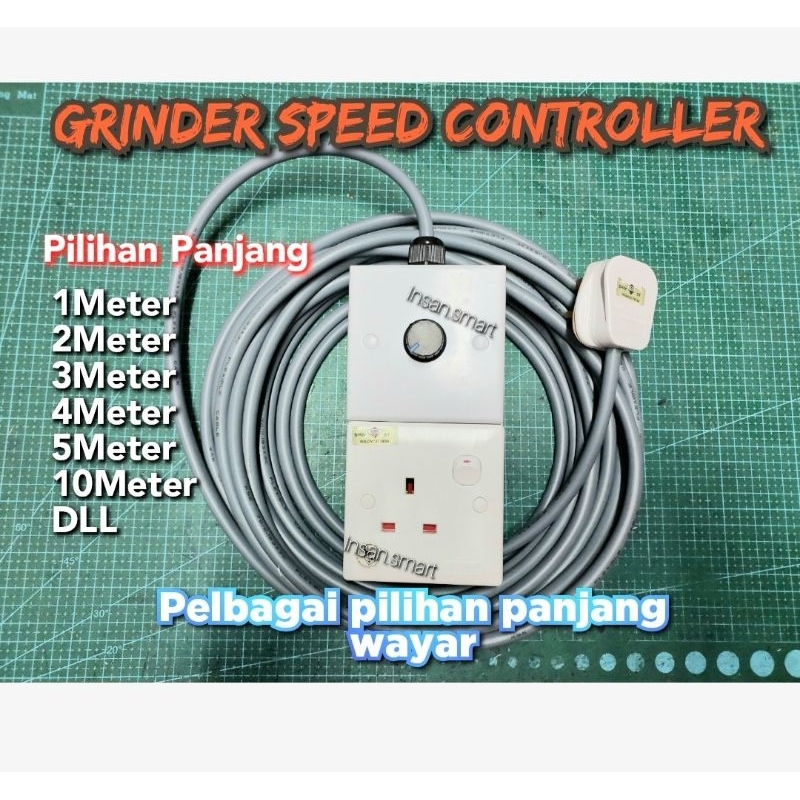 (WAYAR PANJANG) SCR Grinder speed controller control | Shopee Malaysia