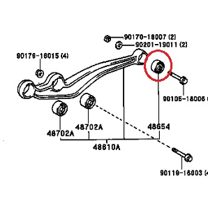 TOYOTA LAND CRUISER LOWER ARM BUSH | Shopee Malaysia