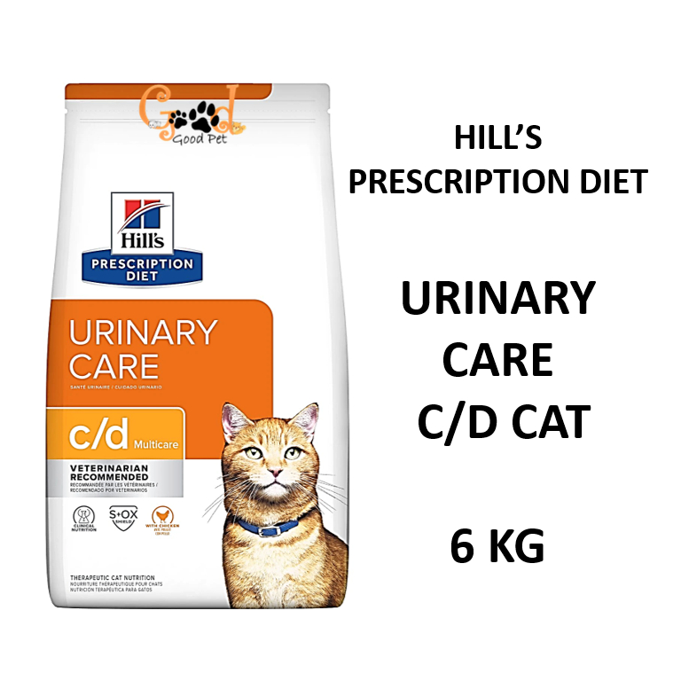(EXP: 03/2026) Hill's Prescription Diet C/D Urinary Care Cat Dry Food Chicken 6kg | Shopee Malaysia