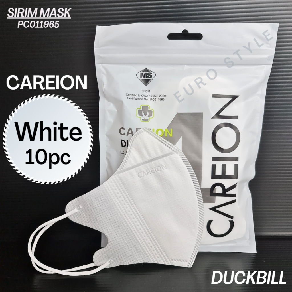 CAREION Duckbill Hijab Mask Duckbill Headloop 4ply Mask Duckbil 3D ...