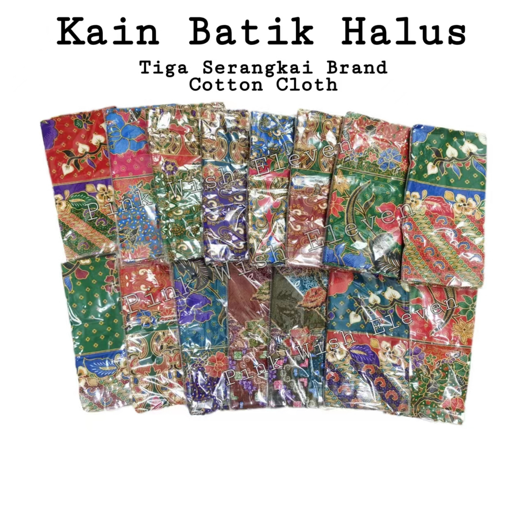 Batik Halus Tiga Serangkai siap jahit Kain Batik Halus 3 serangkai ...