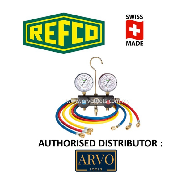 REFCO BM2-6-DS-R32-CCL-60 MANIFOLD SET (R32/410A) | Shopee Malaysia