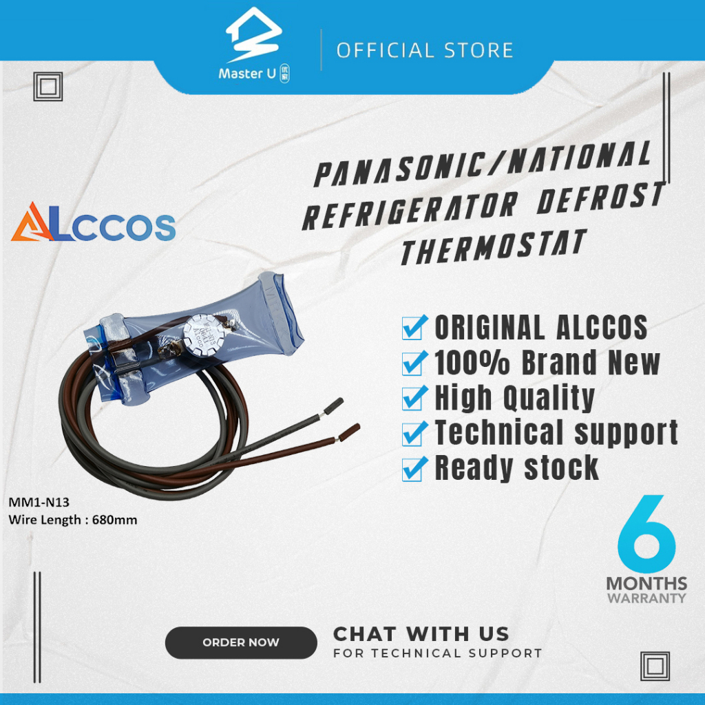 PANASONIC | NATIONAL MMI-N13 Defrost Thermostat Thermofuse Termostat ...