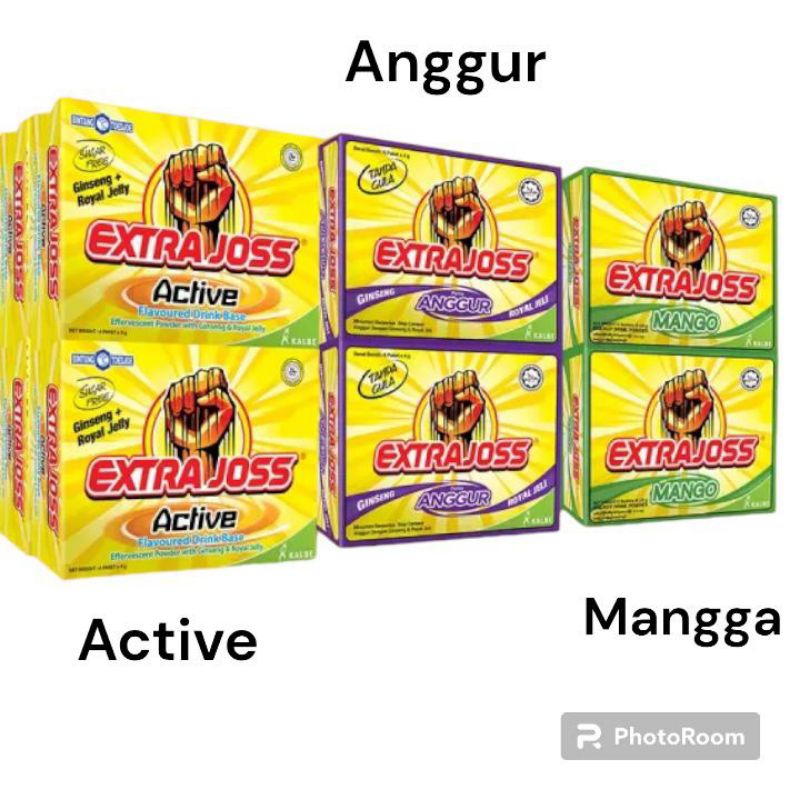 ((READY STOCK)) EXTRA JOSS(TG) ACTIVE / MANGA / ANGGUR BUNDLE ( 10 ...