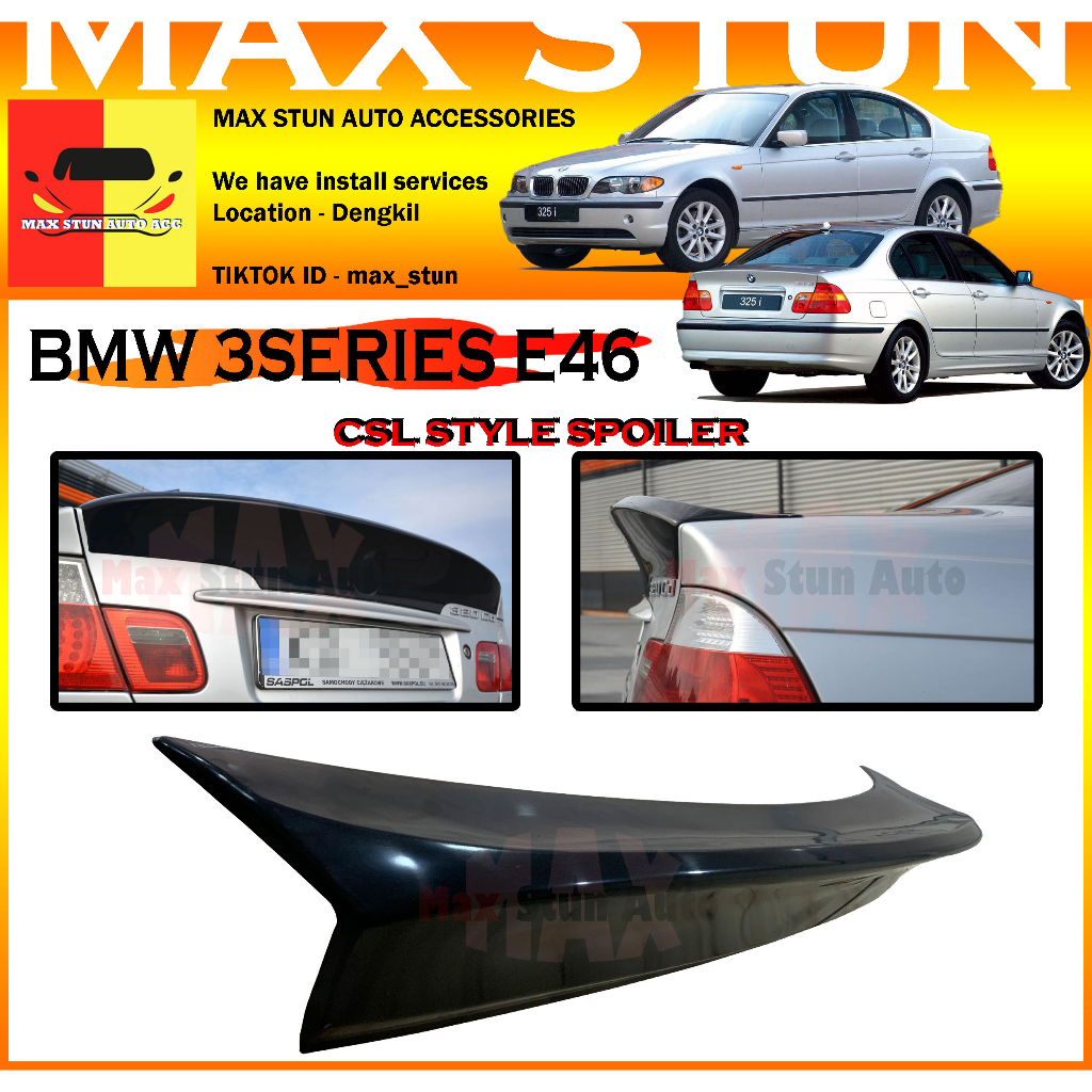 BMW 3 SERIES E46 1998-2006 CSL STYLE SPOILER BMW 3-SERIES E46 CSL ...