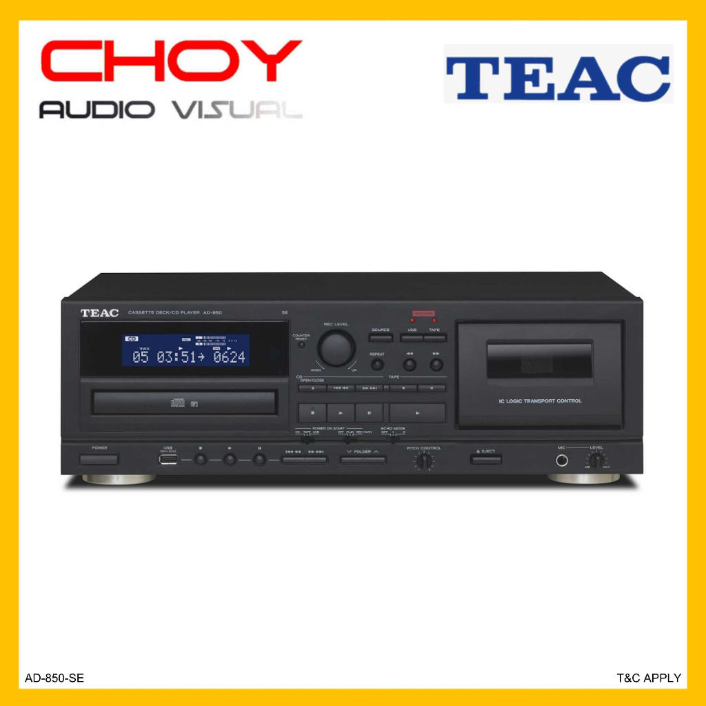 Teac Ad 850 Se Cassette Deck Cd Player Shopee Malaysia