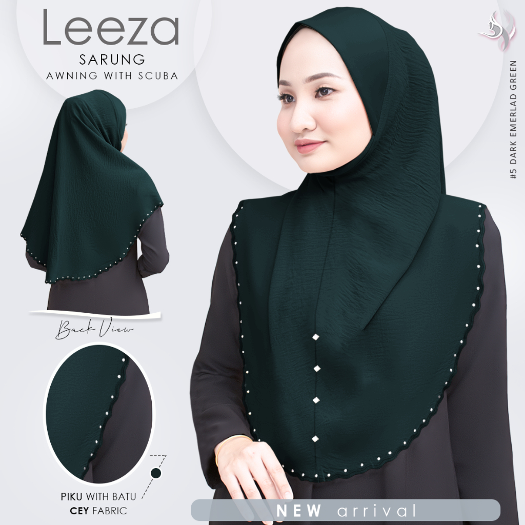🔥New Arrival🔥 Tudung Sarung Leeza CEY Ironless Finishing Kelim Piku ...
