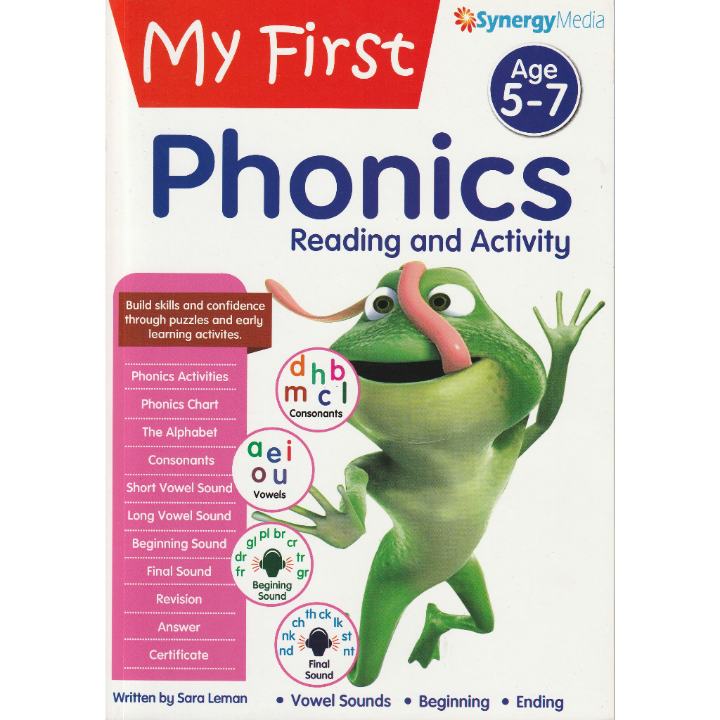 MY FIRST PHONICS READING AND ACTIVITY ( AGE 5-7 ) | Shopee Malaysia