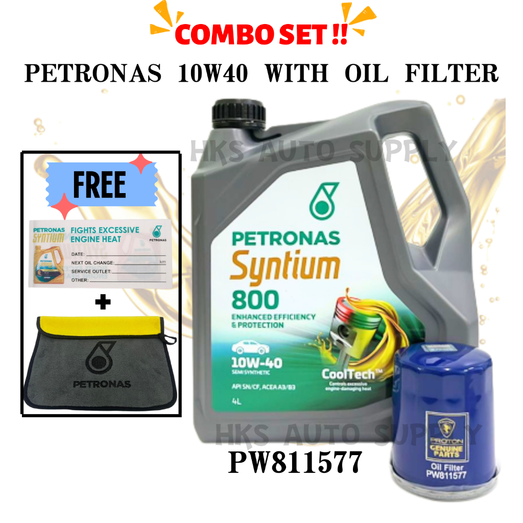 Petronas Syntium 800 10W40 Semi Synthetic SN/CF Engine Oil 4L #10w40 ...